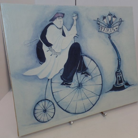 Art | Jennifer Garant Paris Maiter D 16x 2 Made In Canada Chef Riding ...